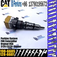 China JISION Excavator Fuel Injector 128-6601 198-6605 for Excavator Engine 3126 3126B for sale