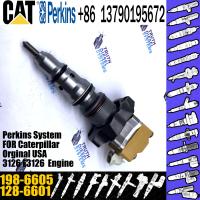 China JISION Excavator Fuel Injector 128-6601 198-6605 for Excavator Engine 3126 3126B for sale