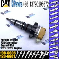China JISION Excavator Fuel Injector 128-6601 198-6605 for Excavator Engine 3126 3126B for sale