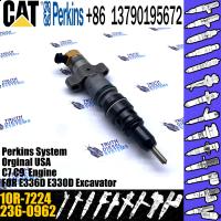 China Fuel Injector 236-0962 235-2888 10R-7224 For CAT C9 / C-9 330C E330C FM 330C L Common Rail Injector for sale