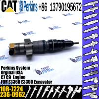 China Fuel Injector 236-0962 235-2888 10R-7224 For CAT C9 / C-9 330C E330C FM 330C L Common Rail Injector for sale