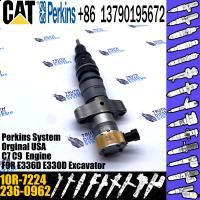 China Fuel Injector 236-0962 235-2888 10R-7224 For CAT C9 / C-9 330C E330C FM 330C L Common Rail Injector for sale