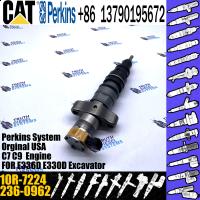 China Fuel Injector 236-0962 235-2888 10R-7224 For CAT C9 / C-9 330C E330C FM 330C L Common Rail Injector for sale