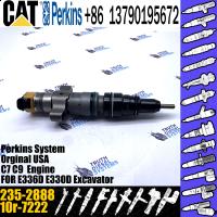 China Fuel Injector 236-0962 235-2888 10R-7224 For CAT C9 / C-9 330C E330C FM 330C L Common Rail Injector for sale