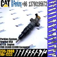 China Fuel Injector 236-0962 235-2888 10R-7224 For CAT C9 / C-9 330C E330C FM 330C L Common Rail Injector for sale