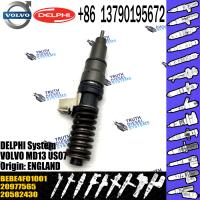 China BEBE4F04001 Diesel fuel injector 20977565; MD13 E3.3 injector nozzle BEBE4F01101, BEBE4F01102 Common rail injector for sale