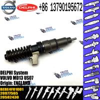 China BEBE4F04001 Diesel fuel injector 20977565; MD13 E3.3 injector nozzle BEBE4F01101, BEBE4F01102 Common rail injector for sale