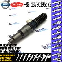 China BEBE4F04001 Diesel fuel injector 20977565; MD13 E3.3 injector nozzle BEBE4F01101, BEBE4F01102 Common rail injector for sale