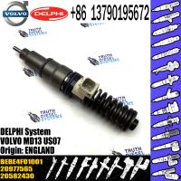 China BEBE4F04001 Diesel fuel injector 20977565; MD13 E3.3 injector nozzle BEBE4F01101, BEBE4F01102 Common rail injector for sale