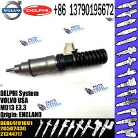 China common rail injector 21244717 BEBE4F01001 for VOL D13 engine diesel injector nozzle 21244717 BEBE4F01001 85003109 for sale