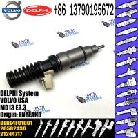 China common rail injector 21244717 BEBE4F01001 for VOL D13 engine diesel injector nozzle 21244717 BEBE4F01001 85003109 for sale