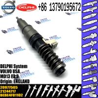 China BEBE4F04001 Diesel fuel injector 20977565; MD13 E3.3 injector nozzle BEBE4F01101, BEBE4F01102 Common rail injector for sale