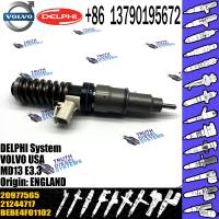 China BEBE4F04001 Diesel fuel injector 20977565; MD13 E3.3 injector nozzle BEBE4F01101, BEBE4F01102 Common rail injector for sale