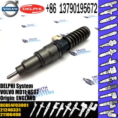 China Hot selling high quality fuel injector assembly 85013144 BEBE4F00001 BEBE4F03001 for VOL MD11 US07 for sale