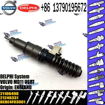 China Direct Sale Diesel Fuel Injector 21246331 21106498 BEBE4F03001 For VOL MD11 US07 for sale