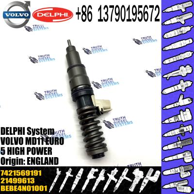 China High quality diesel common rail injector BEBE4N01001 7421569191 For VOL MD11 EURO 5 for sale