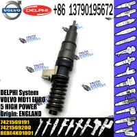China Common Rail Diesel Fuel Injector 21569191 For VOL FH12, FH13 Engine Nozzle BEBE4N01001 7421569191 for sale