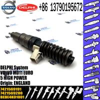 China Common Rail Diesel Fuel Injector 21569191 For VOL FH12, FH13 Engine Nozzle BEBE4N01001 7421569191 for sale