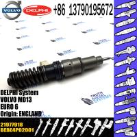 China Direct Sale Diesel Fuel Injector 21977918 BEBE4P02001 For VOL MD13 EURO 6 for sale