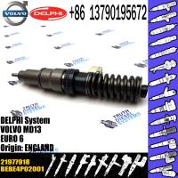 China Direct Sale Diesel Fuel Injector 21977918 BEBE4P02001 For VOL MD13 EURO 6 for sale