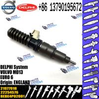 China Direct Sale Diesel Fuel Injector 21977918 BEBE4P02001 For VOL MD13 EURO 6 for sale