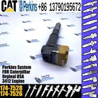 China 3412E Engine Diesel Injector 174-7526 232-1183 Common Rail Injector 174-7528 for sale