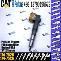 China 3412E Engine Diesel Injector 174-7526 232-1183 Common Rail Injector 174-7528 for sale