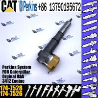 China 3412E Engine Diesel Injector 174-7526 232-1183 Common Rail Injector 174-7528 for sale
