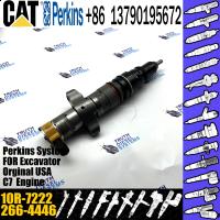 China For E336D E330D Excavator Parts CAT C7 C9 Engine Diesel Fuel Injector assy 266-4446 387-9433 3879433 10R7222 10R-7222 for sale
