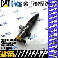 China For E336D E330D Excavator Parts CAT C7 C9 Engine Diesel Fuel Injector assy 266-4446 387-9433 3879433 10R7222 10R-7222 for sale