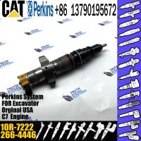 China For E336D E330D Excavator Parts CAT C7 C9 Engine Diesel Fuel Injector assy 266-4446 387-9433 3879433 10R7222 10R-7222 for sale