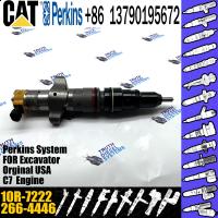 China For E336D E330D Excavator Parts CAT C7 C9 Engine Diesel Fuel Injector assy 266-4446 387-9433 3879433 10R7222 10R-7222 for sale