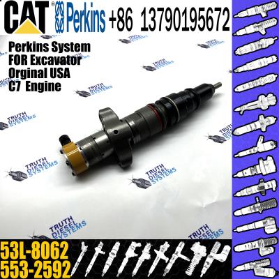 China Common Rail Diesel Fuel Injector 20R-9079 553-2592 53L-8062 for C7 C9 325DL Engine for sale