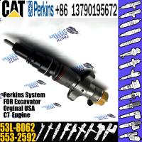 China Common Rail Diesel Fuel Injector 20R-9079 553-2592 53L-8062 for C7 C9 325DL Engine for sale