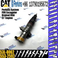 China Common Rail Diesel Fuel Injector 20R-9079 553-2592 53L-8062 for C7 C9 325DL Engine for sale
