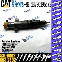 China Common Rail Diesel Fuel Injector 20R-9079 553-2592 53L-8062 for C7 C9 325DL Engine for sale