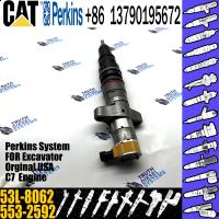 China Common Rail Diesel Fuel Injector 20R-9079 553-2592 53L-8062 for C7 C9 325DL Engine for sale