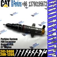 China GAMEN Brand New Diesel Fuel Injector 20R-1260 241-3400 For Excavator C7 Engine for sale