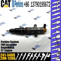 China GAMEN Brand New Diesel Fuel Injector 20R-1260 241-3400 For Excavator C7 Engine for sale