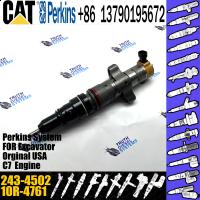 China WEIYUAN warranty guaranteed factory price C7 Common Rail Injector 10R-4761 243-4502 For CAT engine for sale