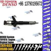 China New Diesel Fuel Injector 23670-0L020 095000-5440 For Toyota Hilux 1KD Engine for sale