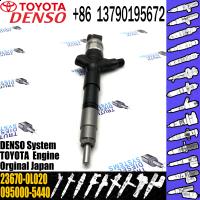 China New Diesel Fuel Injector 23670-0L020 095000-5440 For Toyota Hilux 1KD Engine for sale
