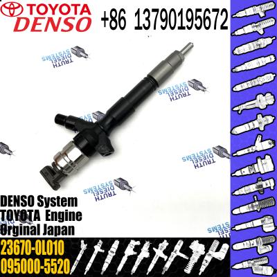 China Common Rail Diesel Fuel Injector 23670-0L010 095000-5520 For Toyota for sale