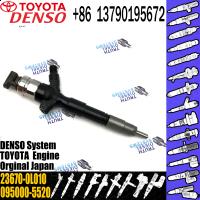 China Common Rail Diesel Fuel Injector 23670-0L010 095000-5520 For Toyota for sale