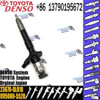 China Common Rail Diesel Fuel Injector 23670-0L010 095000-5520 For Toyota for sale