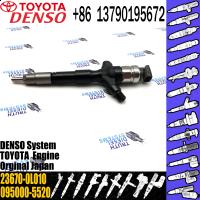 China Common Rail Diesel Fuel Injector 23670-0L010 095000-5520 For Toyota for sale
