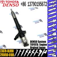 China 295050-0180 Common Rail Fuel Injector OEM For TOYOTA Hilux 2KD-FTV for sale