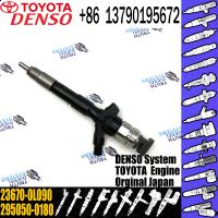 China 295050-0180 Common Rail Fuel Injector OEM For TOYOTA Hilux 2KD-FTV for sale