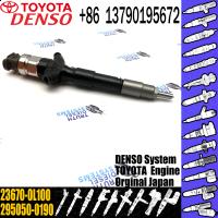 China 295050-0530 TOYOTA Fuel Injector 295050-0190 With 2KD Engine for sale