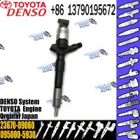 China Diesel Common Rail Injector 23670-09060 095000-5930 For TOYOTA 2KD-FTV for sale